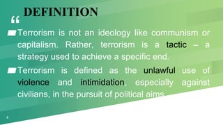 Terrorism | PPTX