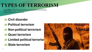 Terrorism | PPTX
