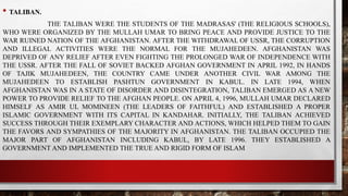 Terrorism in Pakistan | PPTX