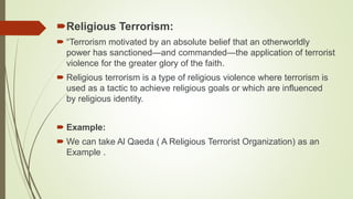 Terrorism | PPTX
