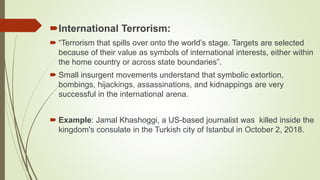 Terrorism | PPTX