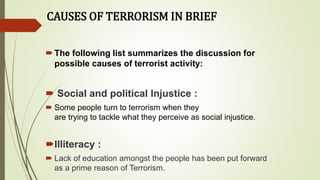 Terrorism | PPTX