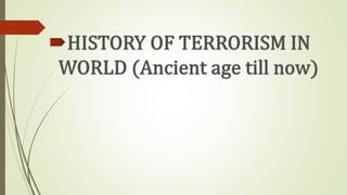 Terrorism | PPTX