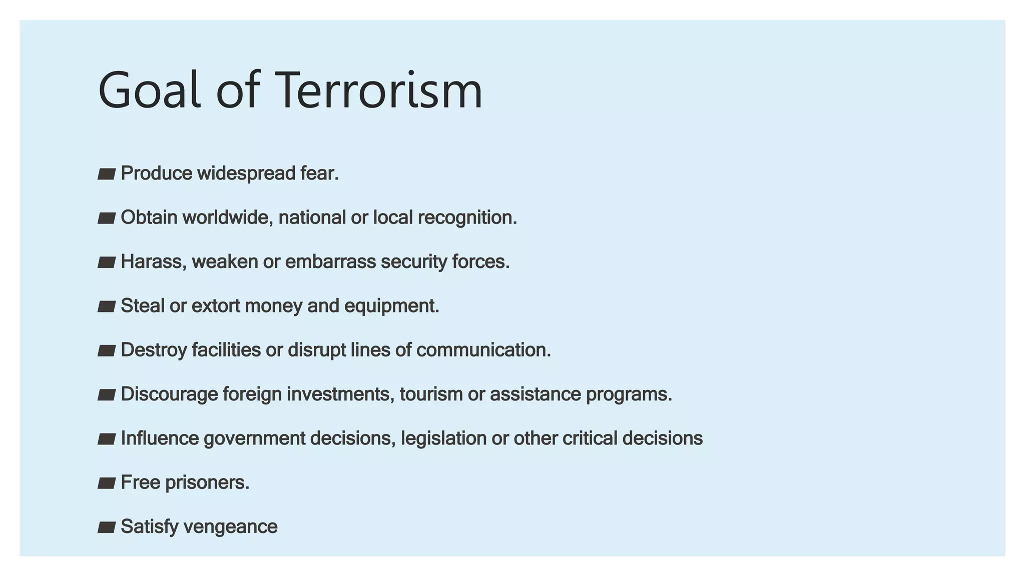 Terrorism | PPTX