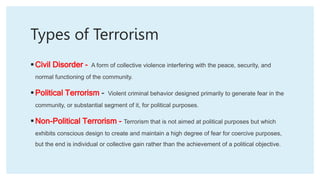Terrorism | PPTX