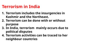 Terrorism.pptx. . . . | PPTX