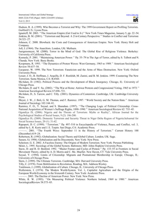 Terrorism a new challenge to nigeria`s stability in the 21st century | PDF