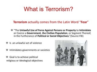 Today's War on Terror | PPT