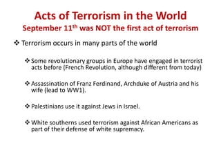 Today's War on Terror | PPT