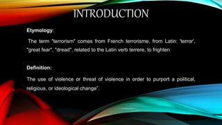 Terrorism(1) | PPT