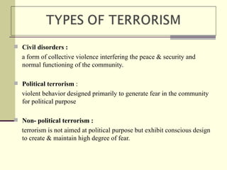 Terrorism A Global Threat | PPT