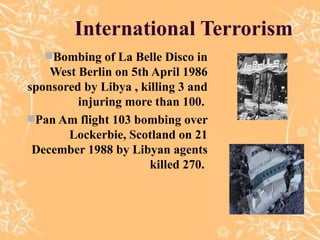 Terrorism And Its Hazards | PPT