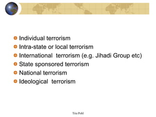 Terrorism Basics | PPT