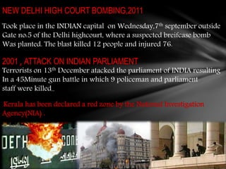 Terrorism casteism | PPT