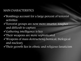 Terrorism casteism | PPTX