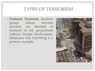 Terrorism causes, effects, and solutions | PPTX