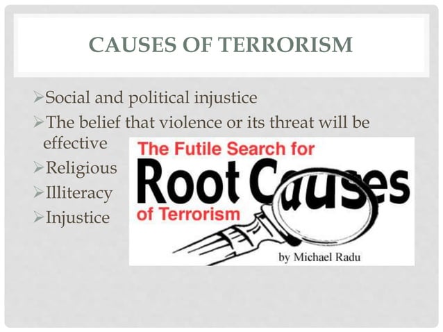 Terrorism causes, effects, and solutions | PPTX