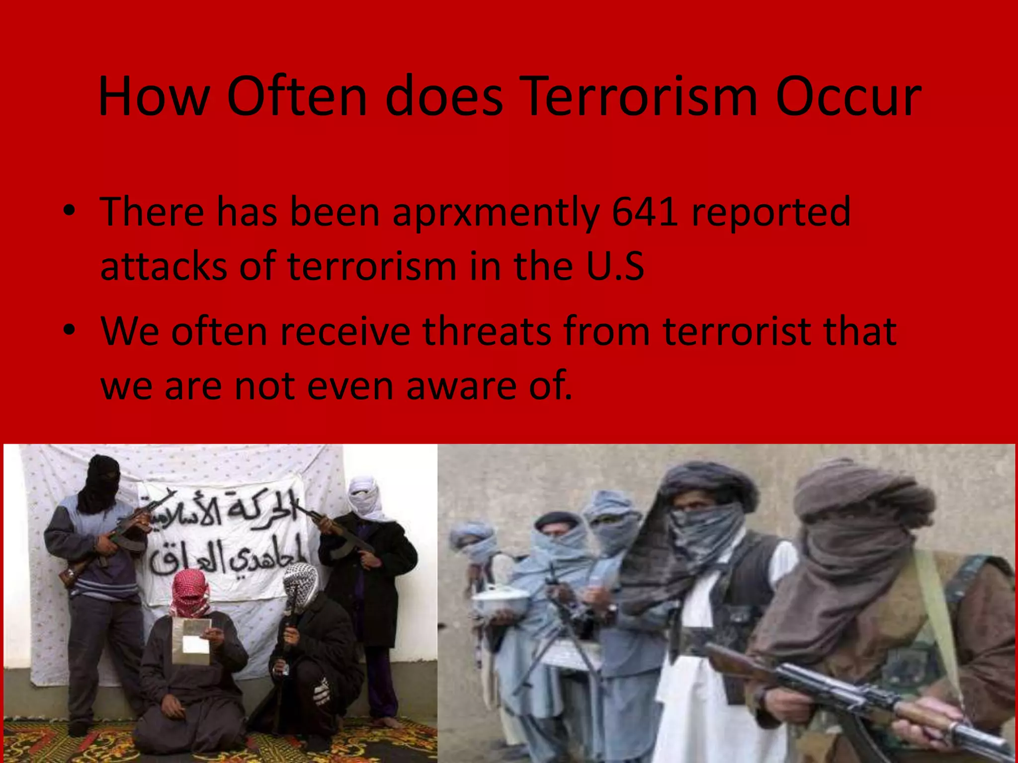 Terrorism in the middle east | PPTX