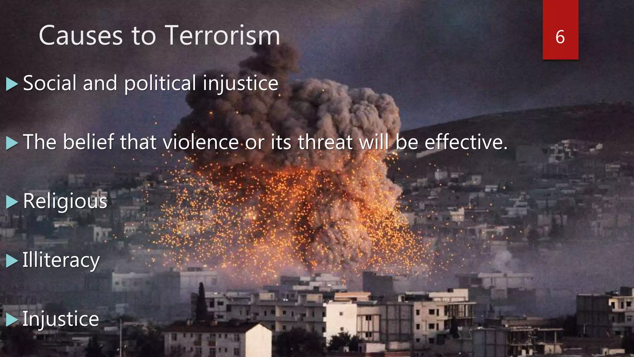 Terrorism ppt | PPTX
