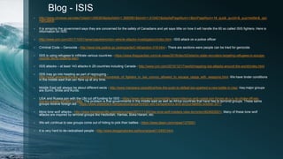 Terrorism Threats – November 2017 | PPT