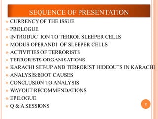 Terror sleeper cells | PPT