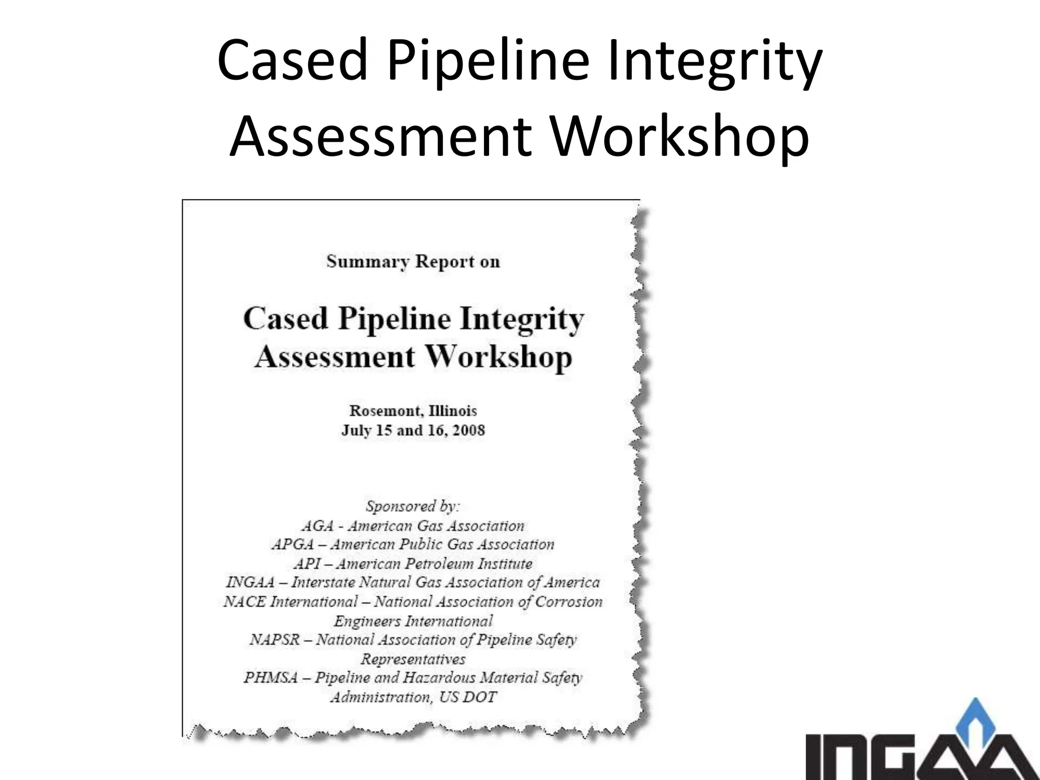 Pipeline Classes and Incidents Presentation | PPT