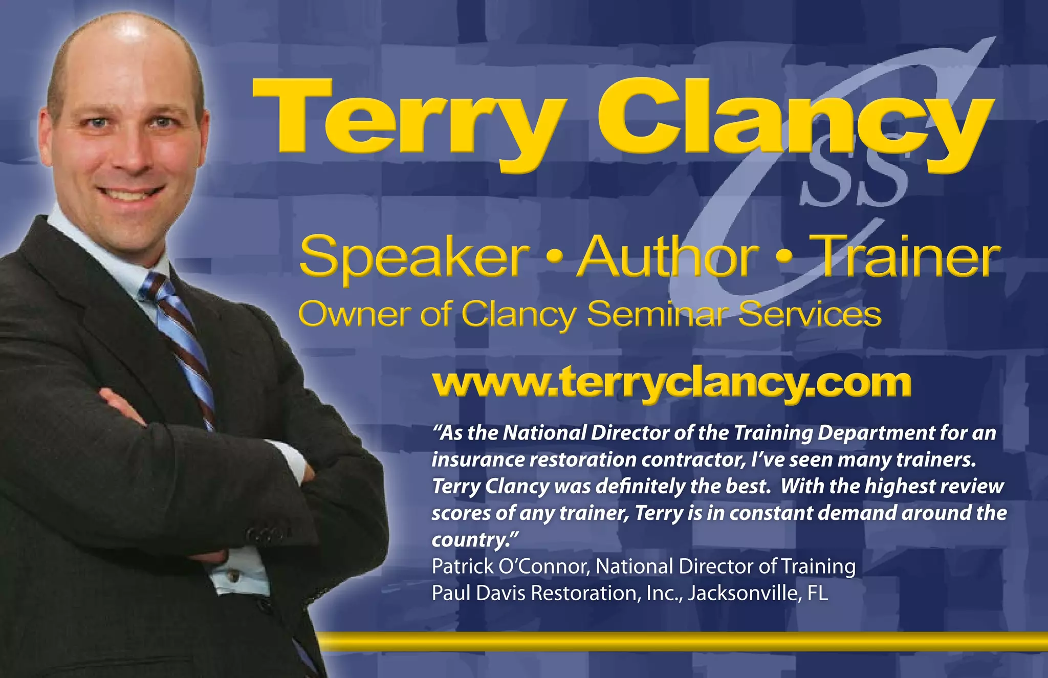 Terry Clancy 8 Page Brochure | PPT