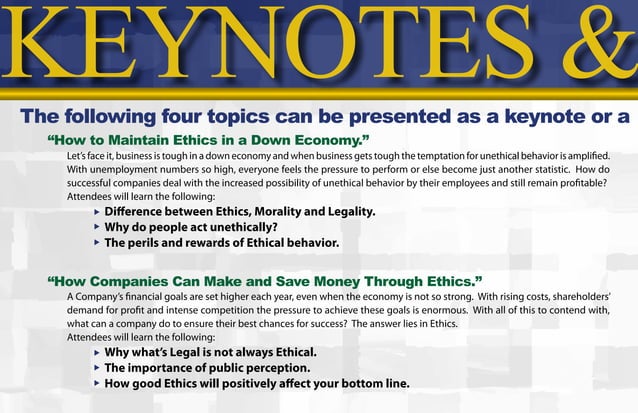 Terry Clancy 8 Page Brochure | PPT