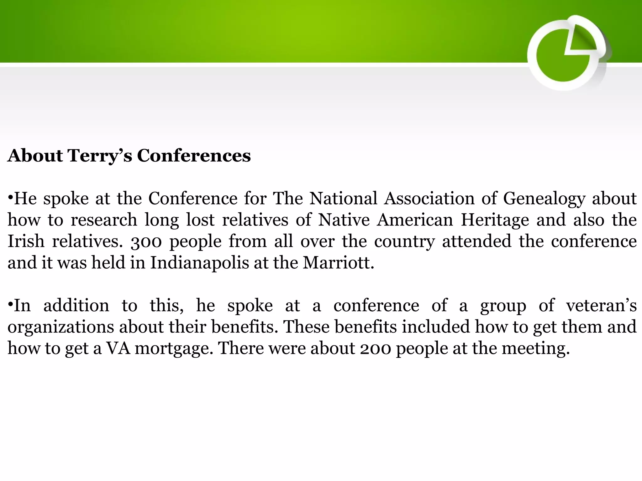 Terry Cornell - Professional Background | PPT | Business | Business and ...