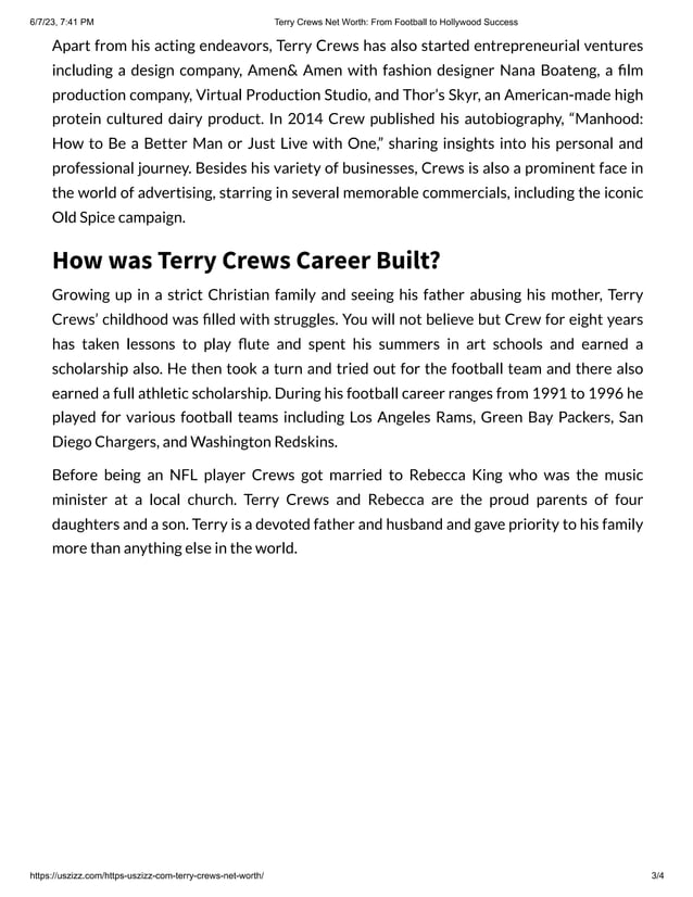 Terry Crews Net Worth From Football to Hollywood Success.pdf