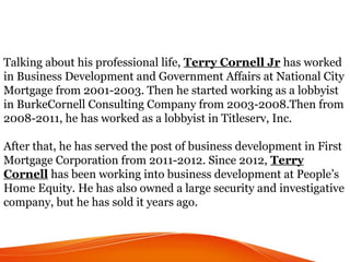 Terry D Cornell – Voted as the Commander of American Legion Post 1993 | PPT