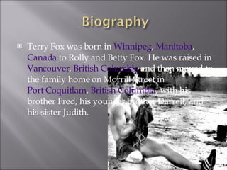 Terry Fox | PPT
