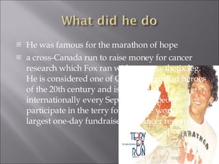 Terry Fox | PPT