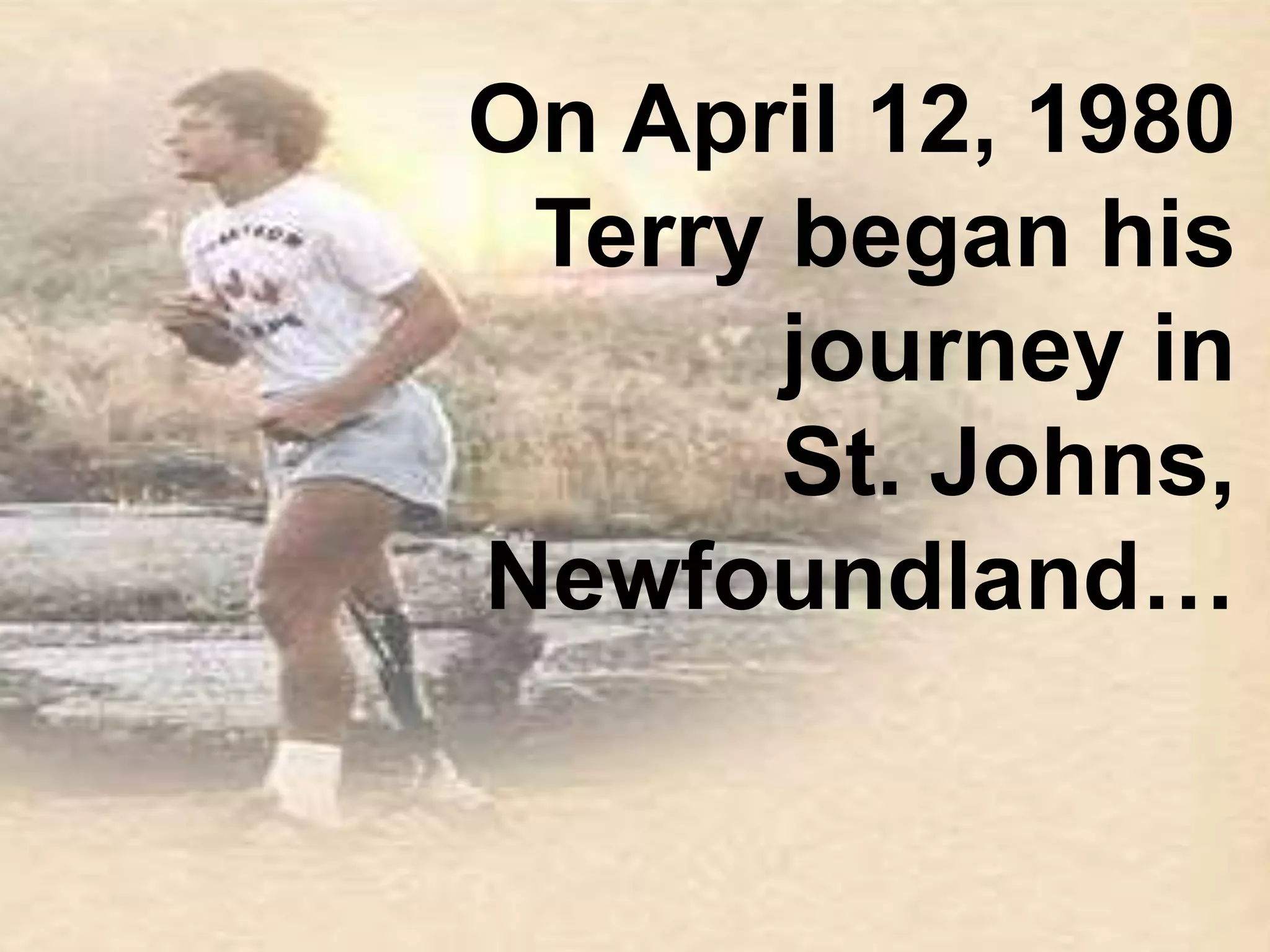 Terry Fox Powerpoint | PPTX
