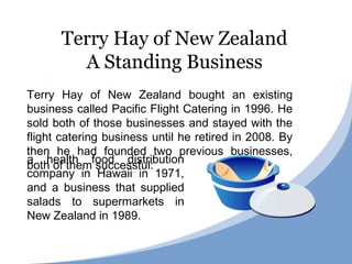 Terry hay of new zealand an entrepreneur | PPT
