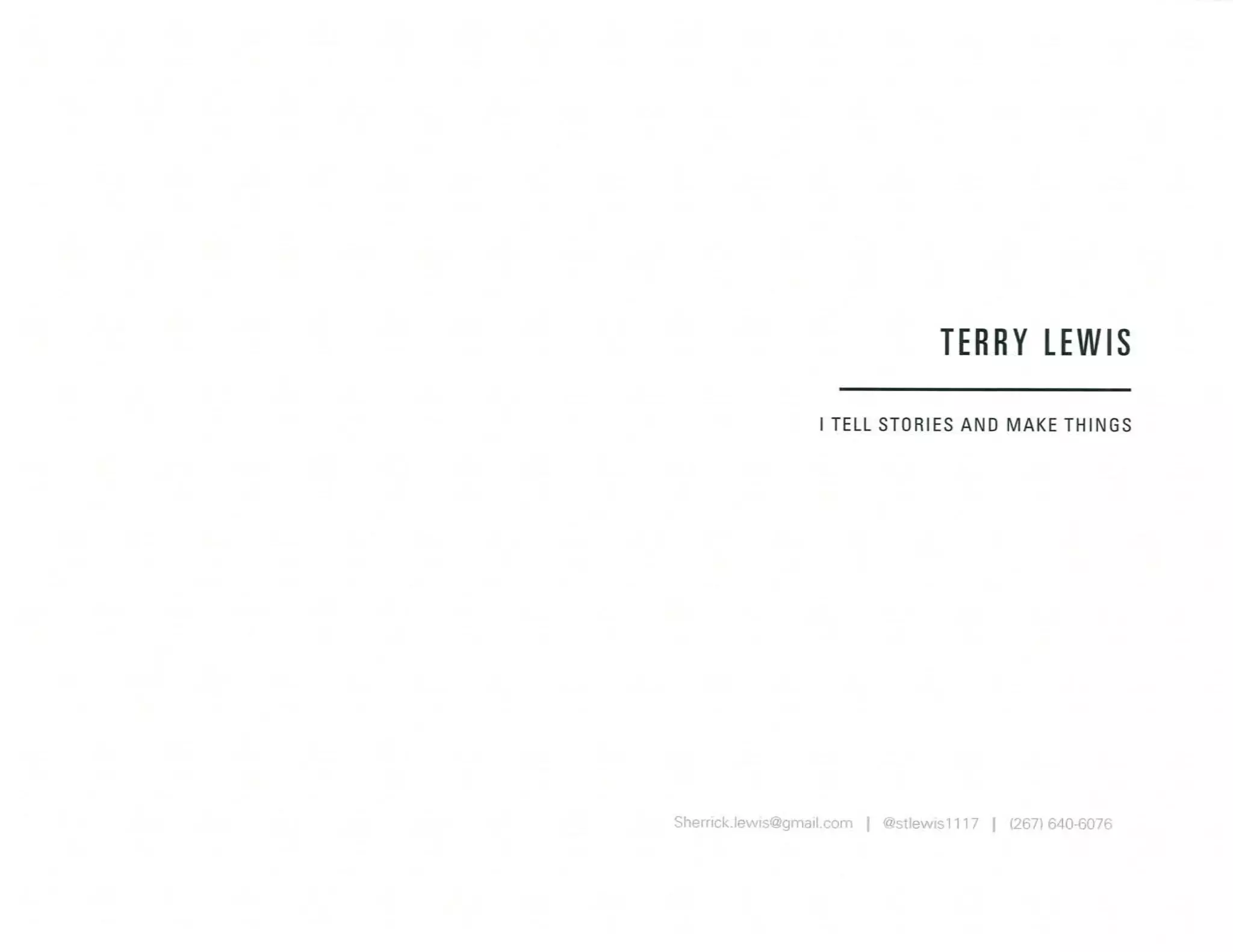 Terry lewis branding deck | PDF