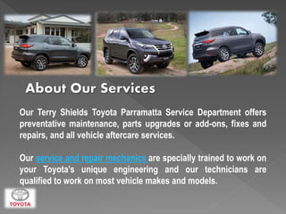 Terry shield toyata special deals & offers | PPTX