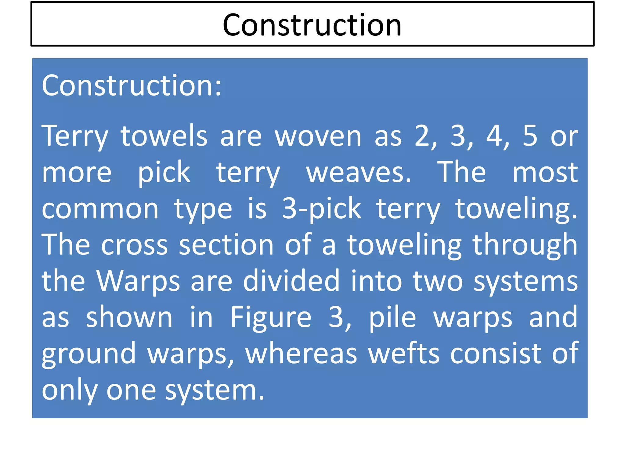 Terry towel manufacturing | PPTX