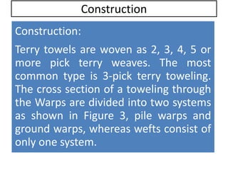 Terry towel manufacturing | PPTX