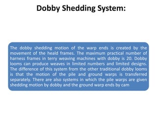 Terry towel manufacturing | PPTX