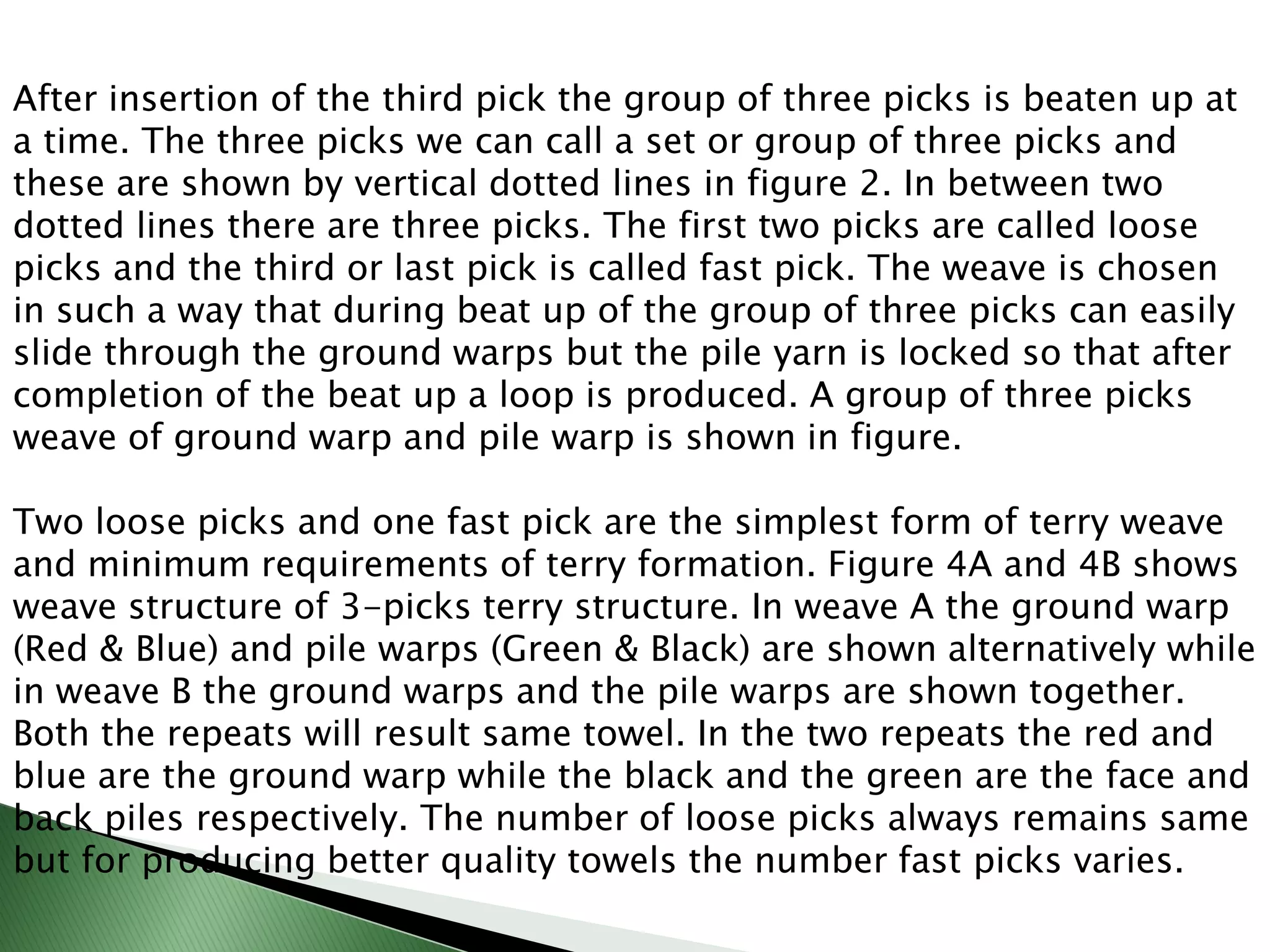 Terry Towel Production | PDF