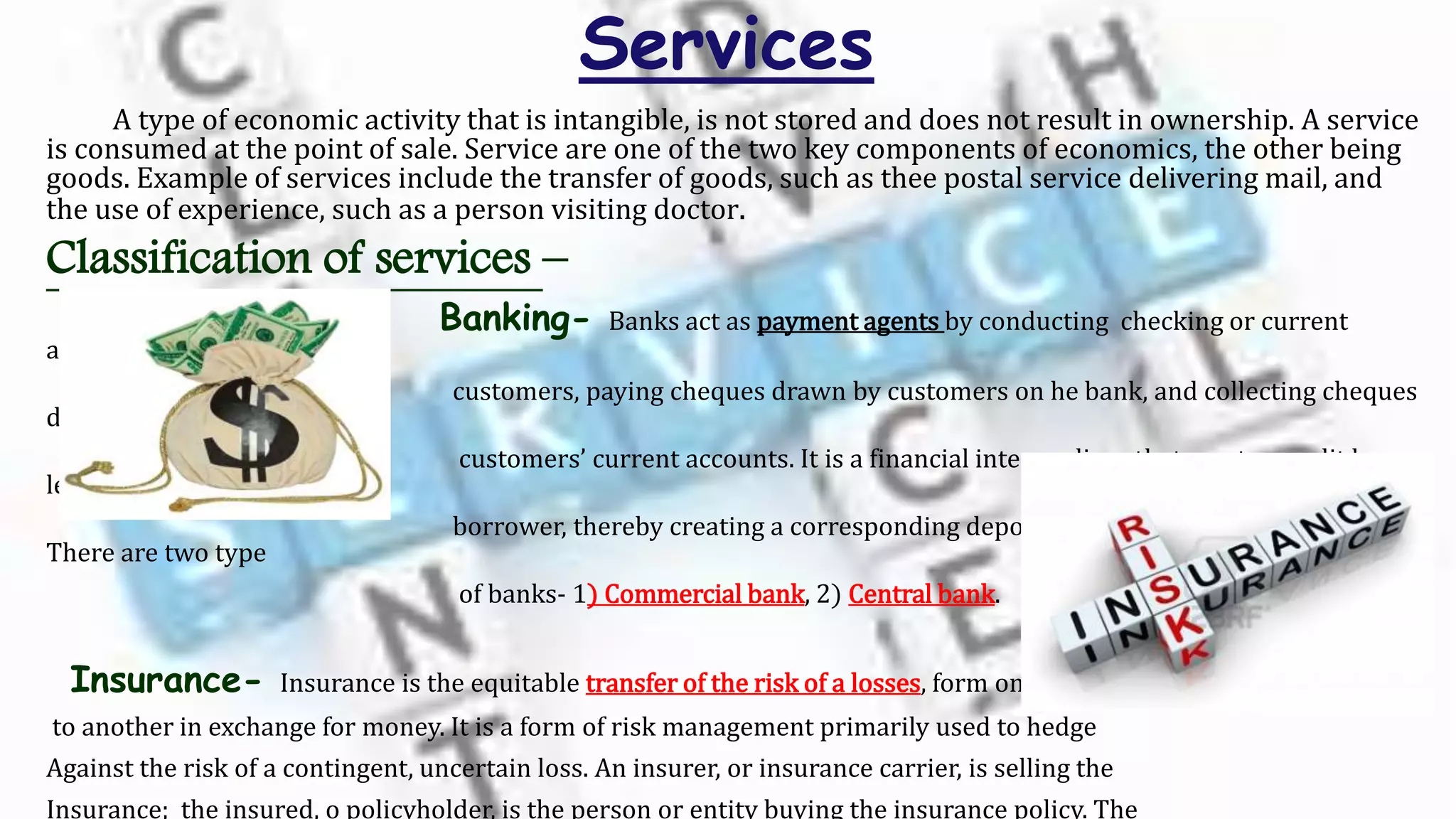 Tertiary economic activites | PPTX