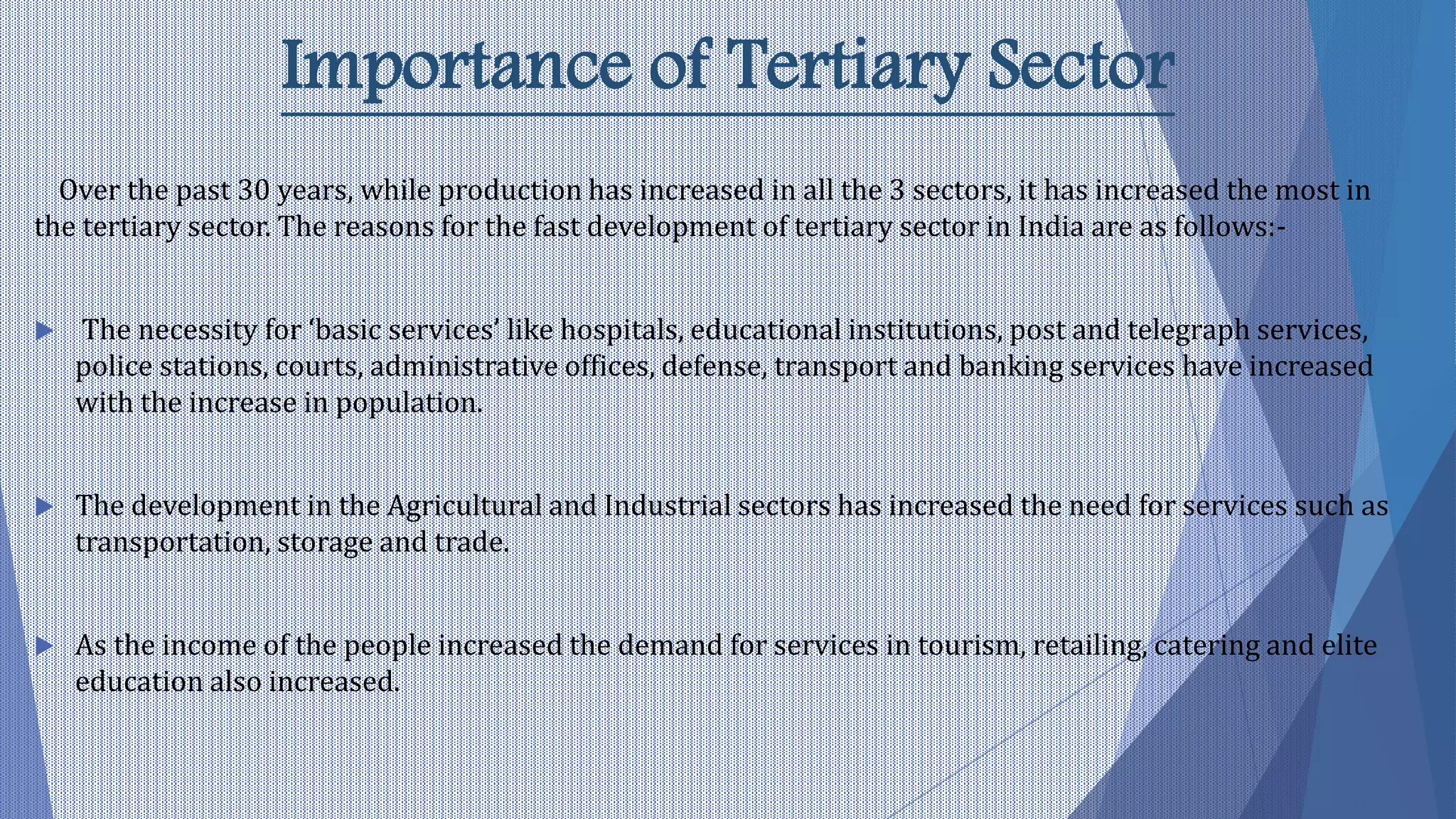 Tertiary economic activites | PPTX