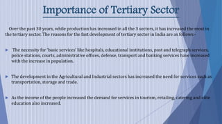 Tertiary economic activites | PPTX