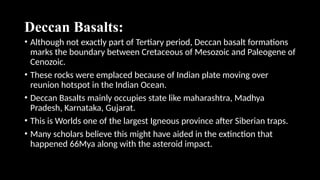 A Presentation on Tertiary Rocks of India.pptx