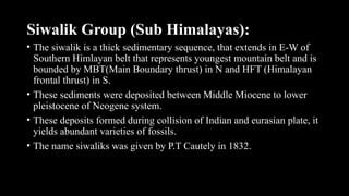 A Presentation on Tertiary Rocks of India.pptx