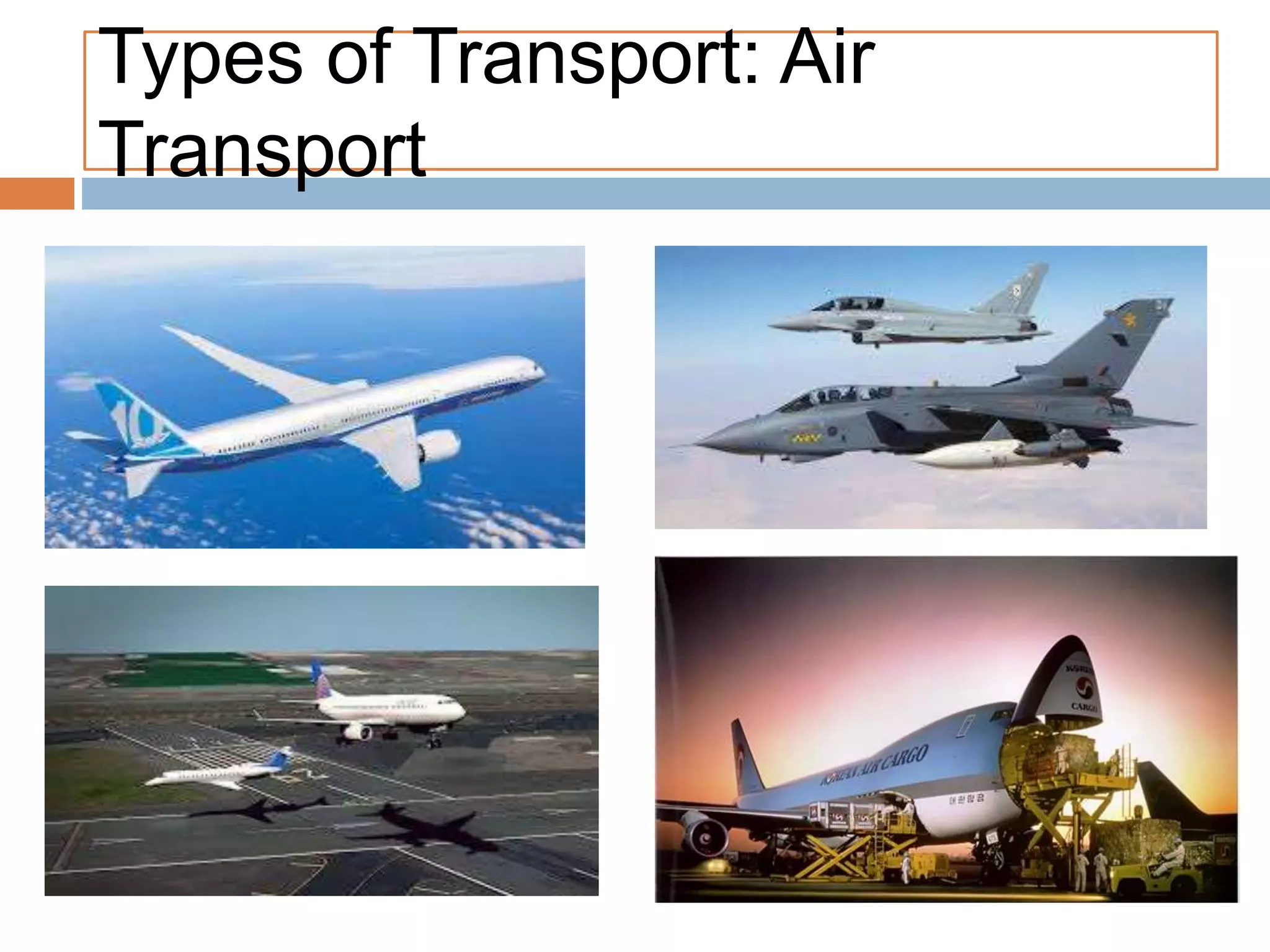 The Tertiary Sector. Services: Transport | PPTX