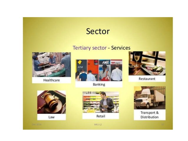 The Tertiary Sector. Services: Transport | PPTX | Logistics and ...