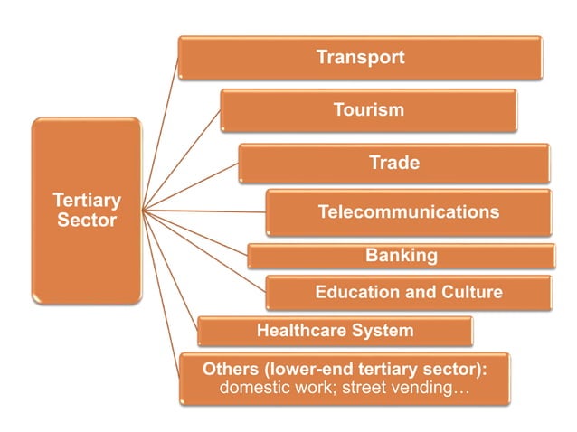The Tertiary Sector. Services: Transport | PPTX | Logistics and ...