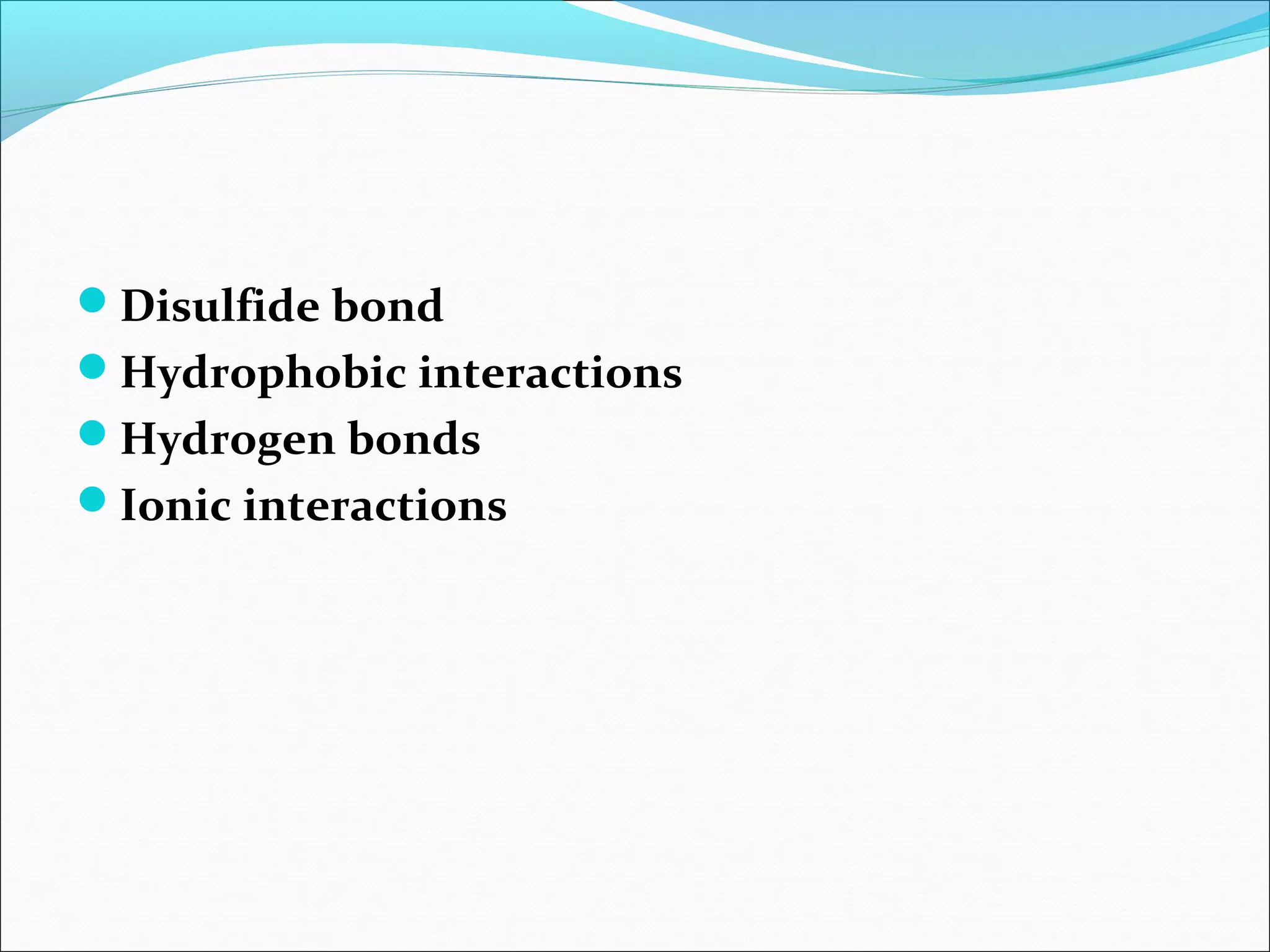 Tertiary structure of proteins | PPT